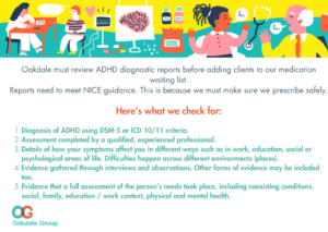 ADHD Medication Service - Oakdale Centre